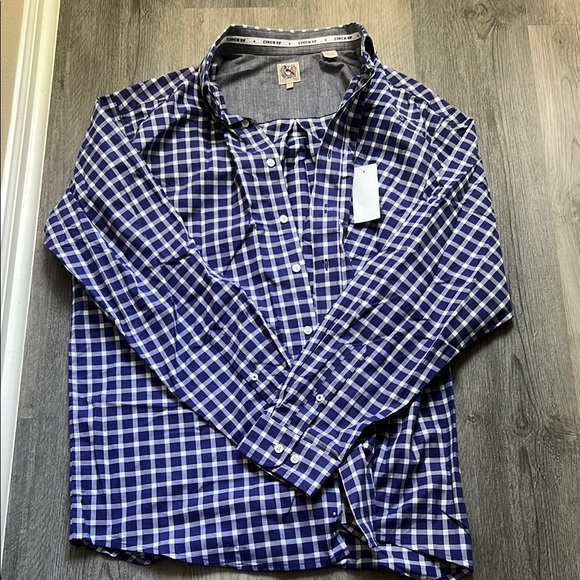 Cinch | Shirts | Mens Blue Checkered Collared Western Cinch Shirt ...